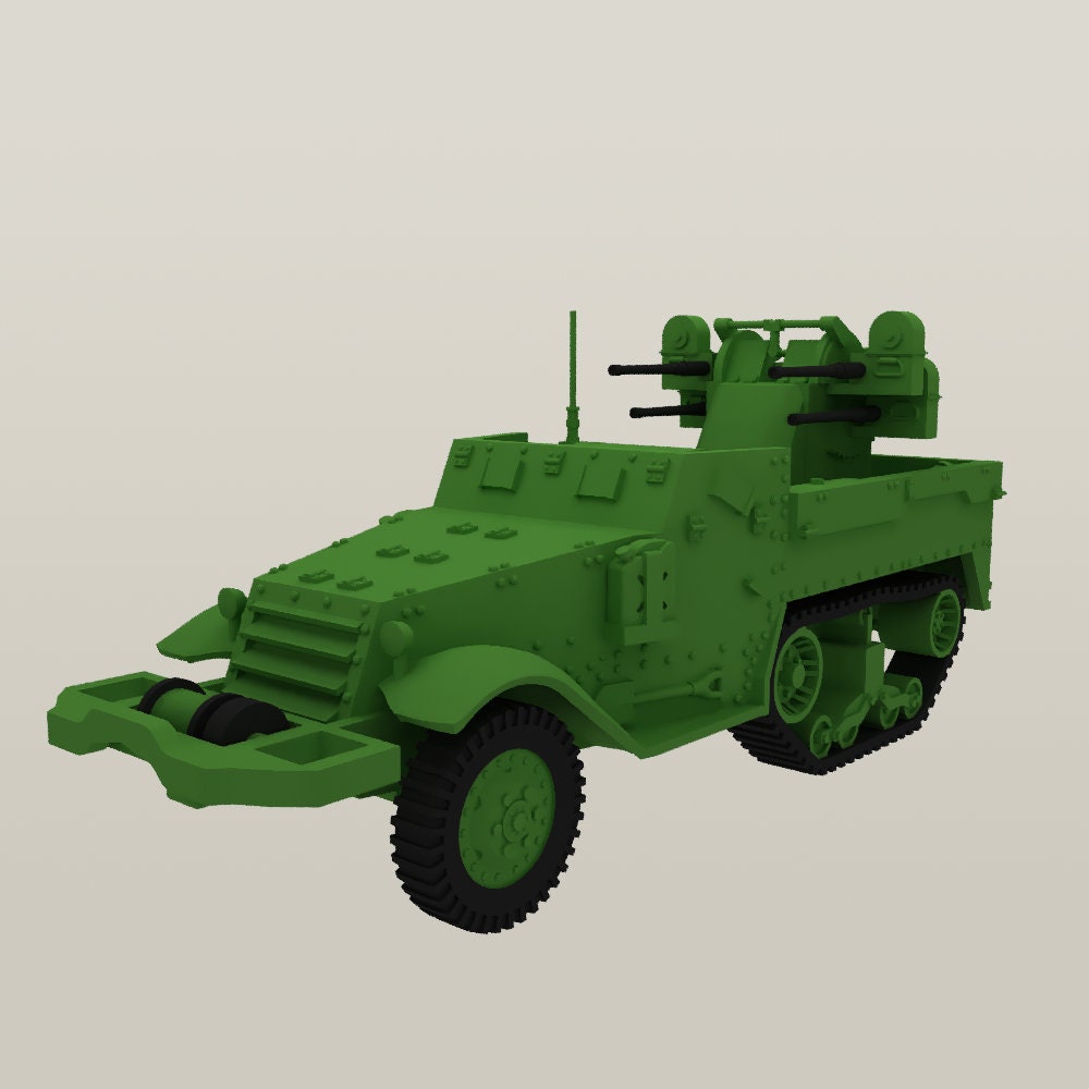 M17 Multiple Gun Motor Carriage - Lend-Lease Models -Great for Table T