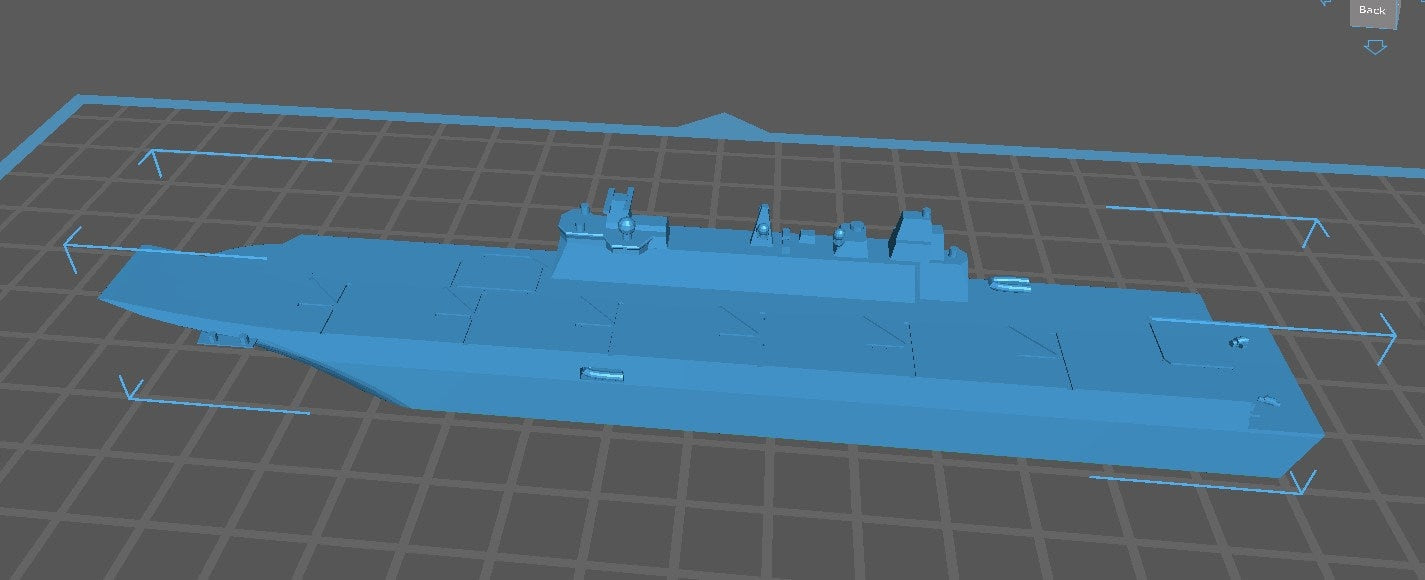 Canberra-Class Landing Helicopter Dock - Australian Navy - Wargaming