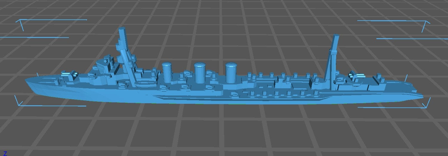 Cruiser - Kitakami - IJN Navy - Wargaming - Axis and Allies - Naval Mi