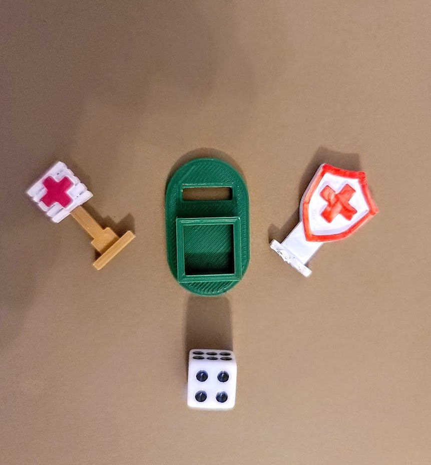 Generic Bolt Action Pin Markers - 3 of Each item - War Games And Diora